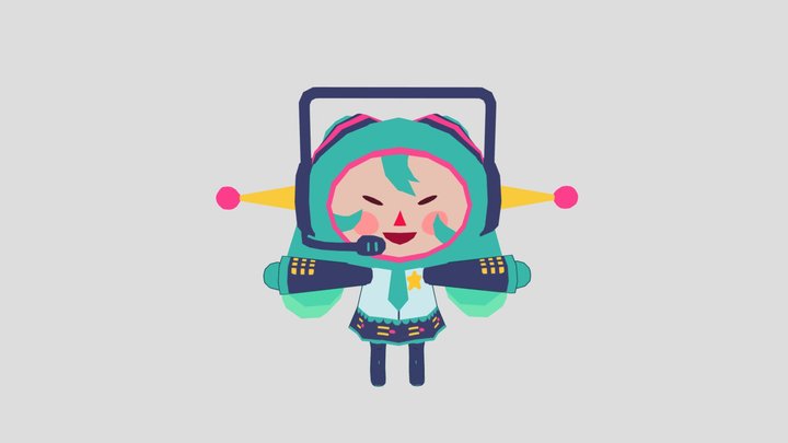 Hatsune_miku 3D models - Sketchfab