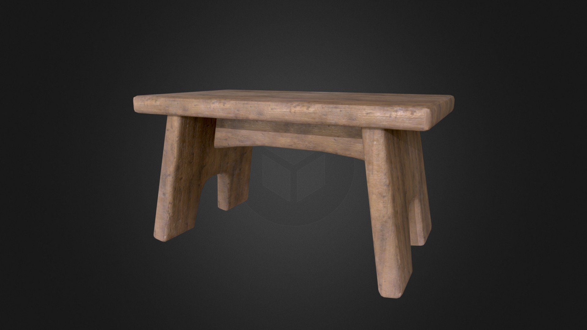 Simple Short Stool - Download Free 3D model by Blender3D [ac99cf4 ...