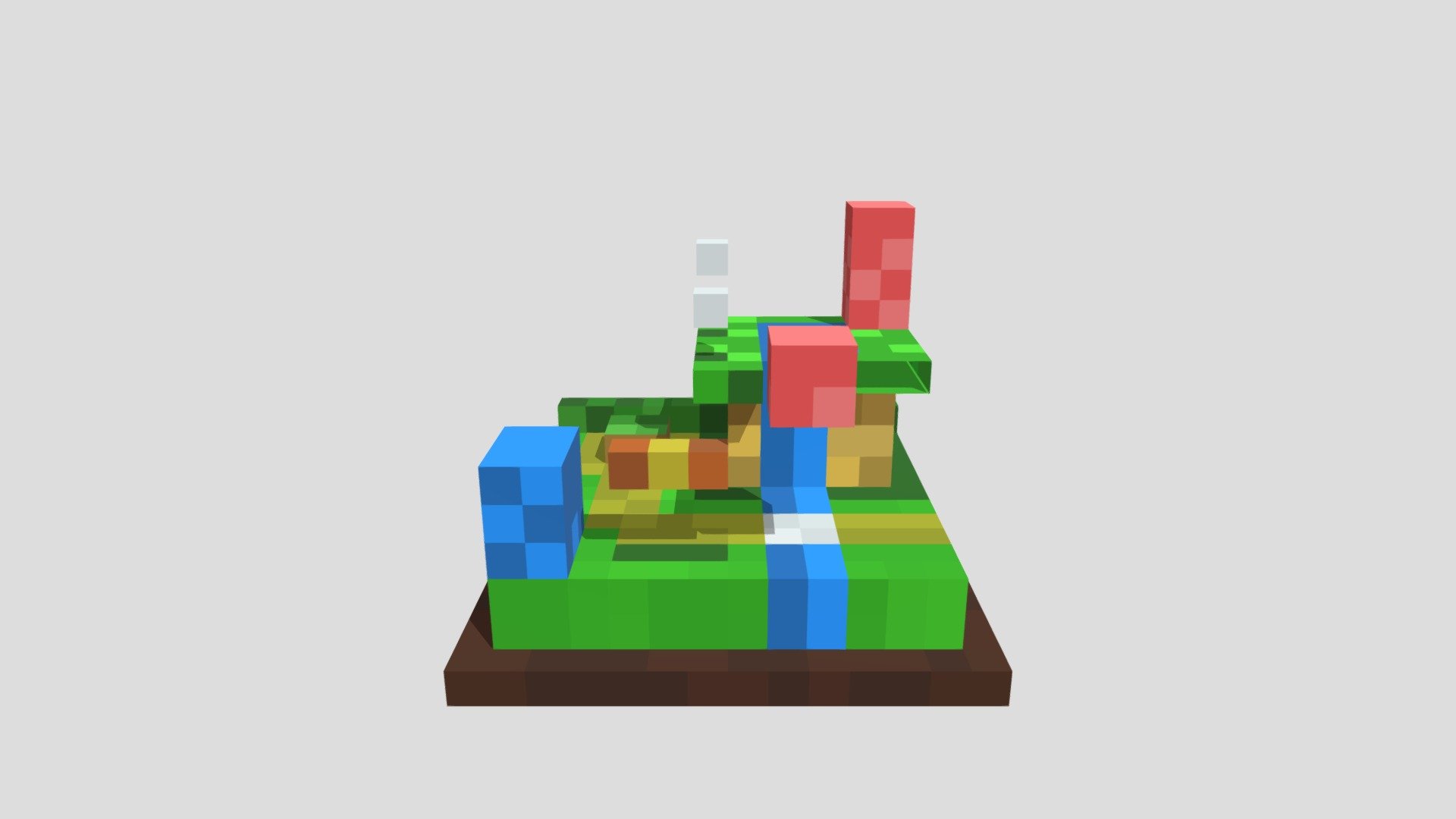 Mario World - 3D model by pilmique [ac9b25f] - Sketchfab