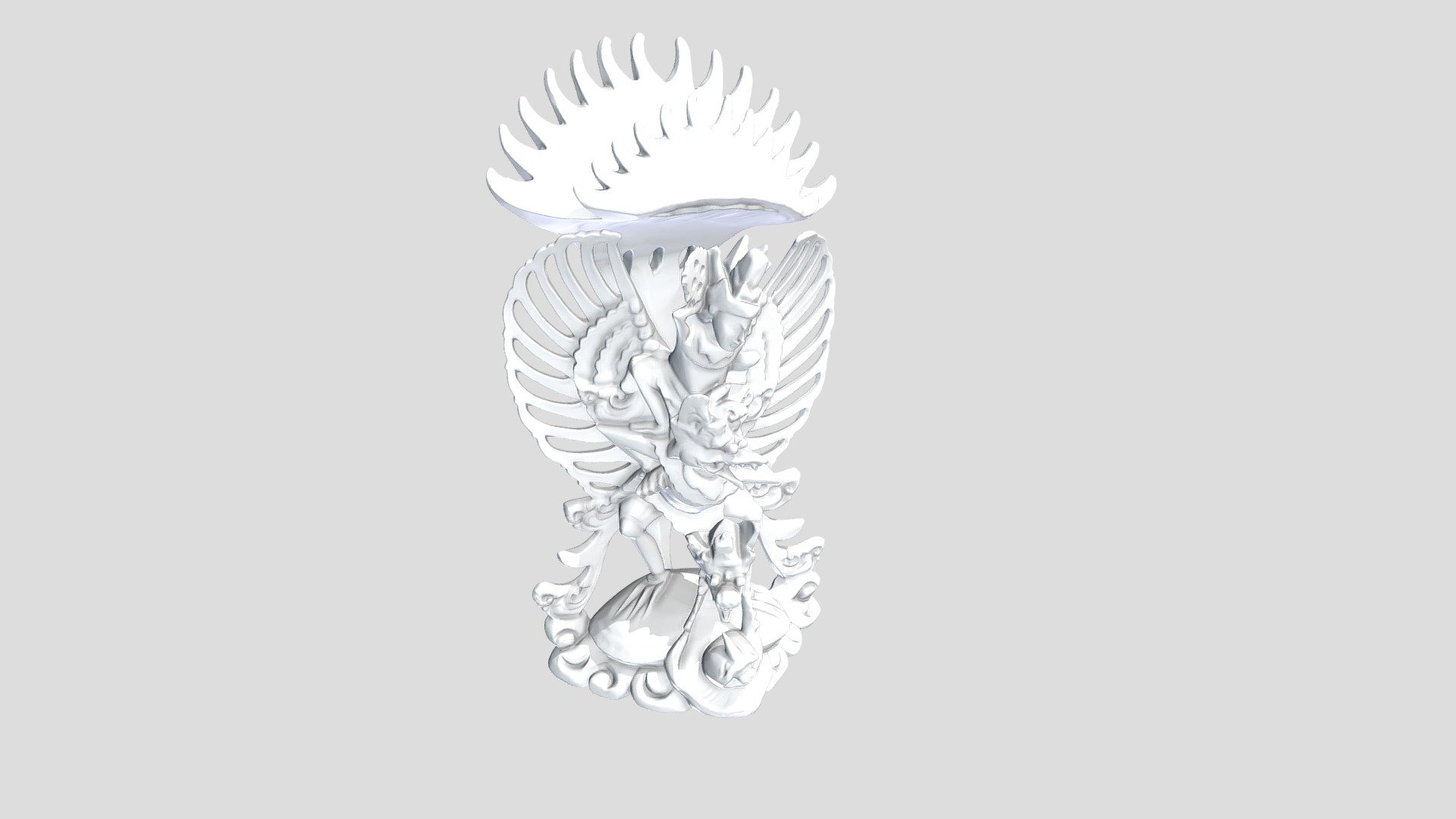 Garuda and Vishnu - 3D model by Arthur NY (@ArthurNY) [ac9c647] - Sketchfab