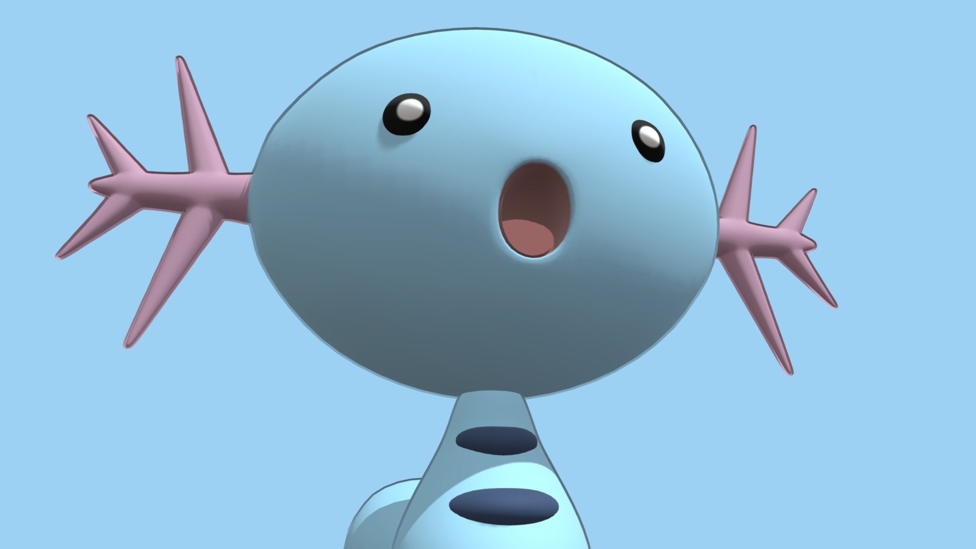 Axoloto / Wooper - Buy Royalty Free 3D model by Kaijin (@Kaijin13 ...