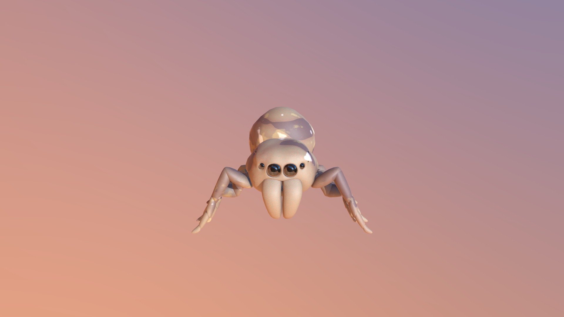 jumping spider - 3D model by Daniel_Nrt [ac9ef47] - Sketchfab