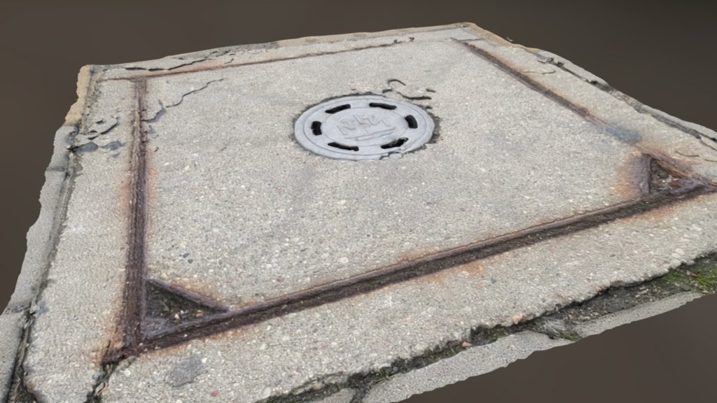 Manhole 1 - Download Free 3D model by Krzysztof Lewicki (@slavgamedev ...