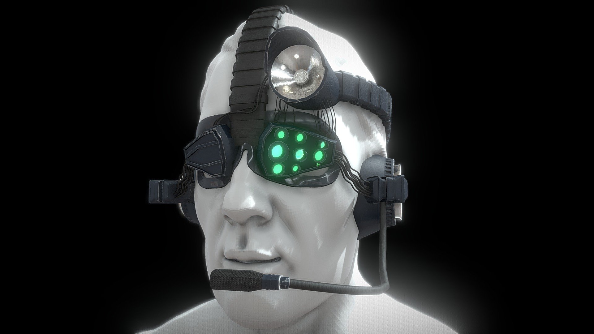 Quantum Guard Spec-Ops headset - Buy Royalty Free 3D model by The Moyai ...