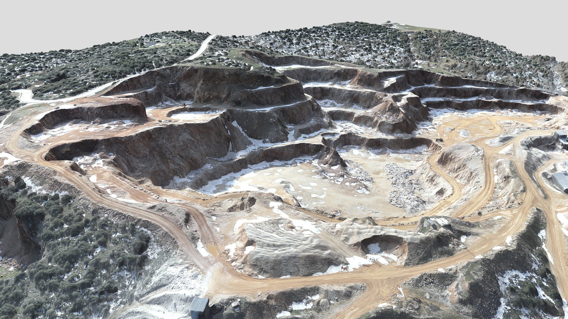 Open quarry. - Buy Royalty Free 3D model by ScanLife [aca3fa4 ...