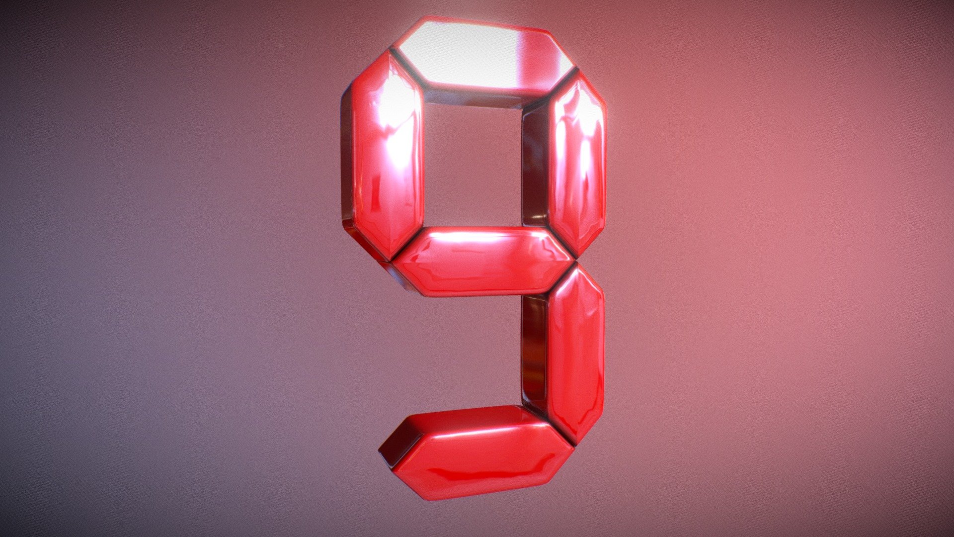 10 Seconds Video Countdown 3D Animation - Buy Royalty Free 3D model by ...