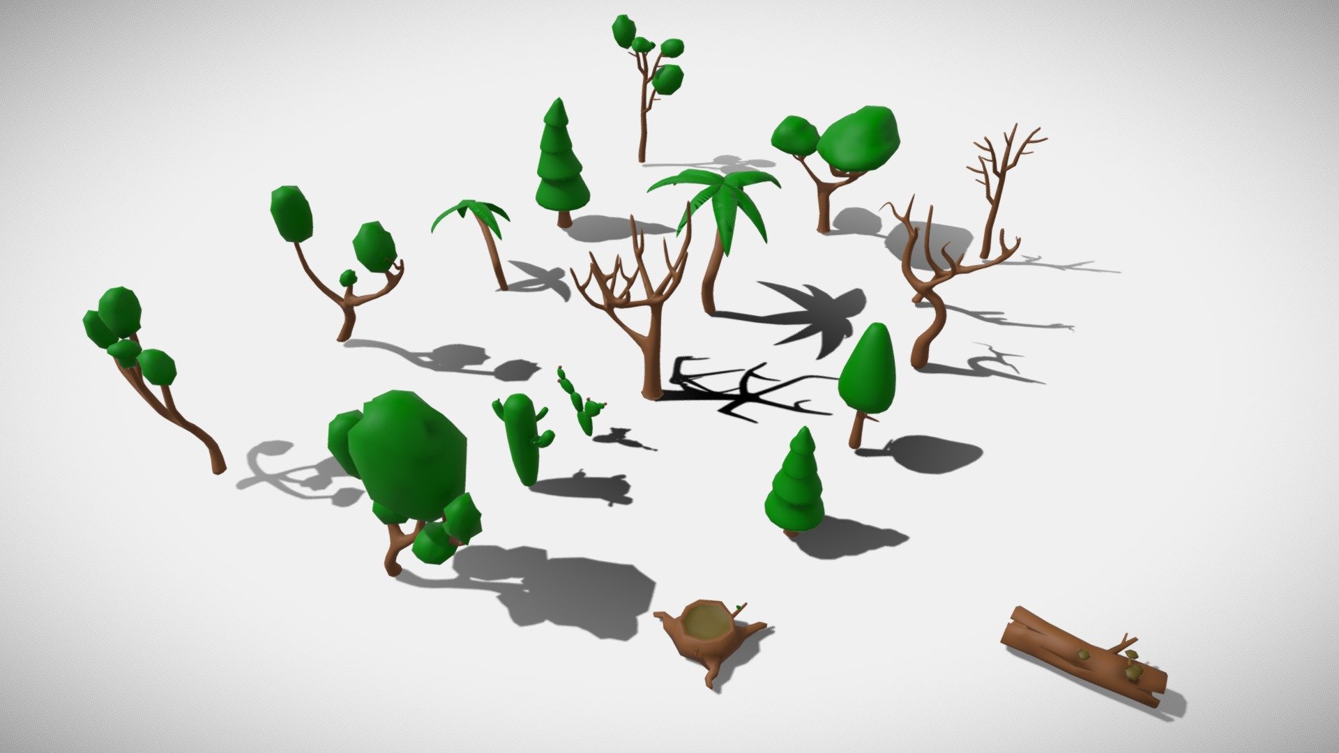 Stylized Nature Pack - Buy Royalty Free 3D model by Adrian Kulawik ...