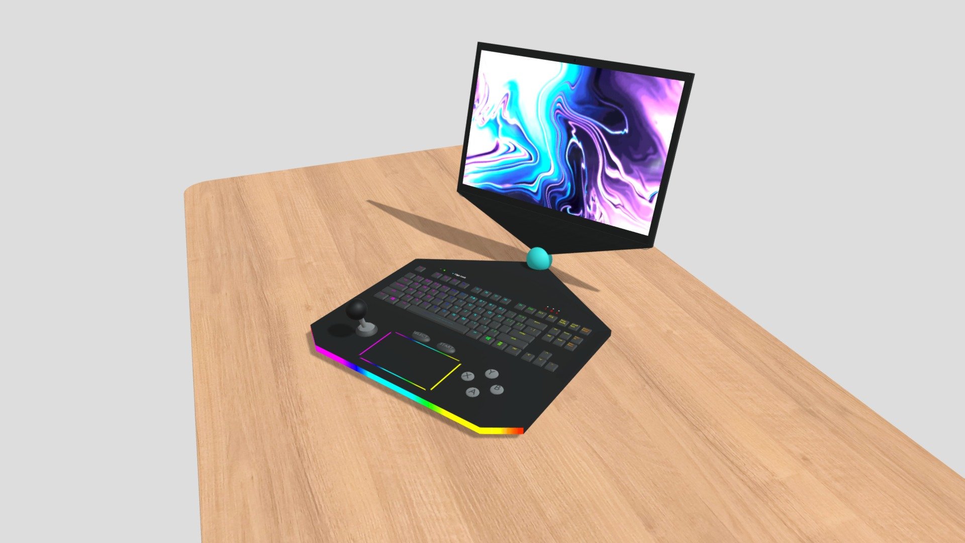 Different structure in gaming laptop - 3D model by 3D AMBASSADOR ...