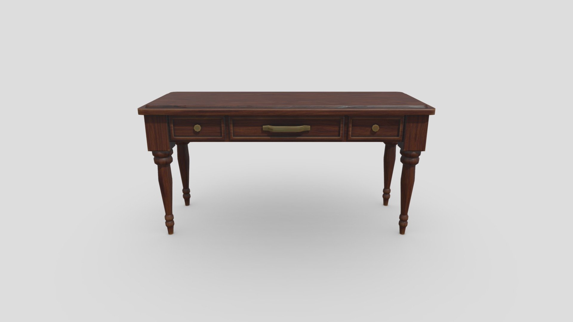 Stylized Low Poly Antique Console Table - Buy Royalty Free 3D model by ...
