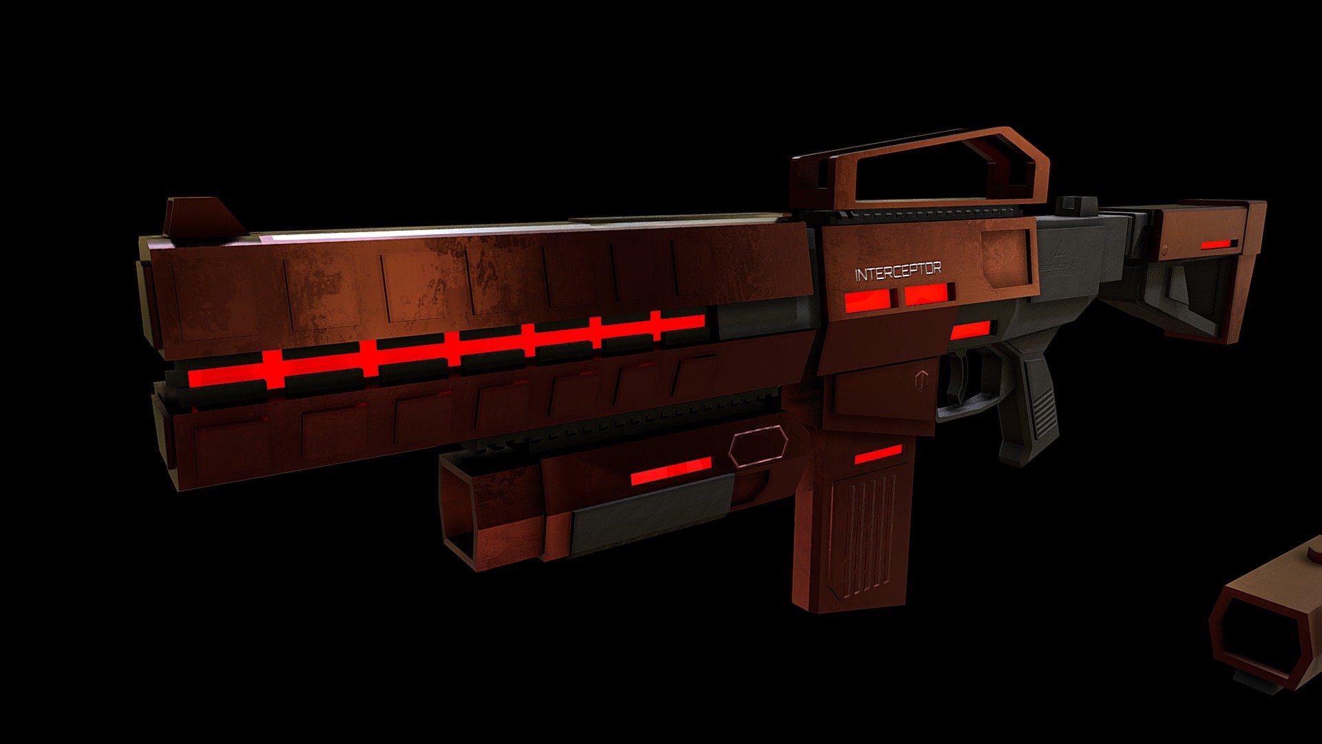 INTERCEPTOR Tactical Rifle - Download Free 3D model by Bl4ckGh0st ...