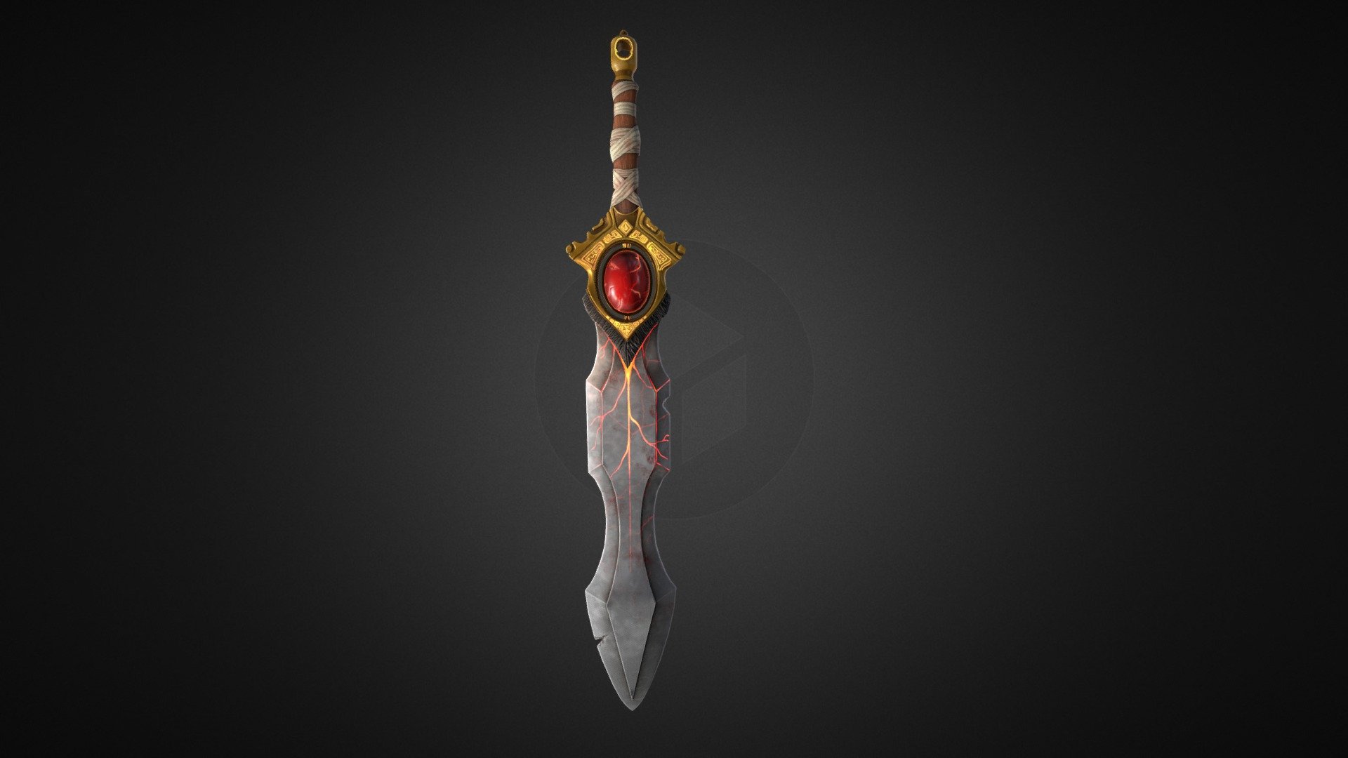 The Red Blade - Download Free 3D model by Ro_mulus [aca8004] - Sketchfab