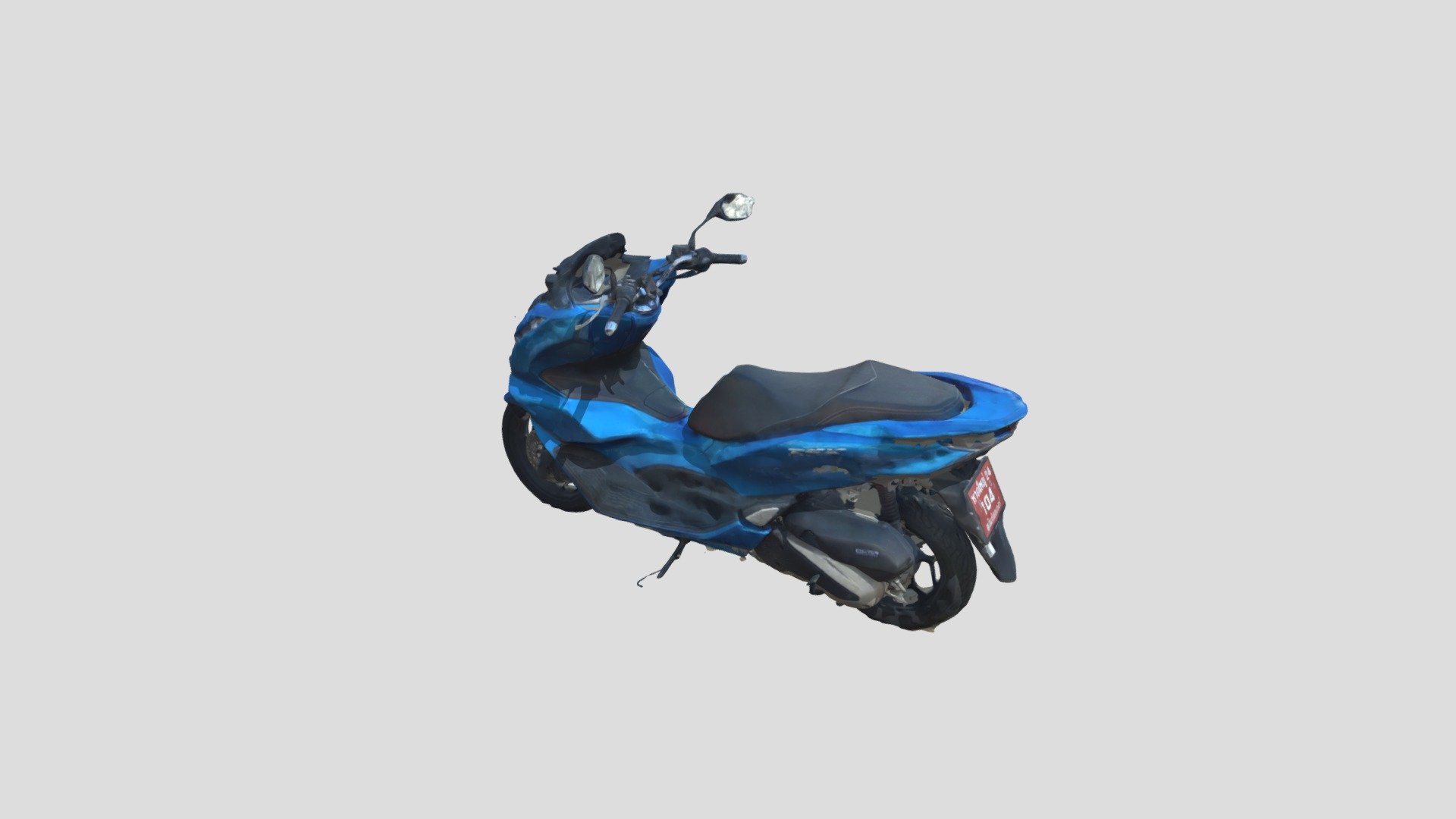 Honda PCX 2023 Scooter textured_mesh_medpoly_obj - Download Free 3D ...