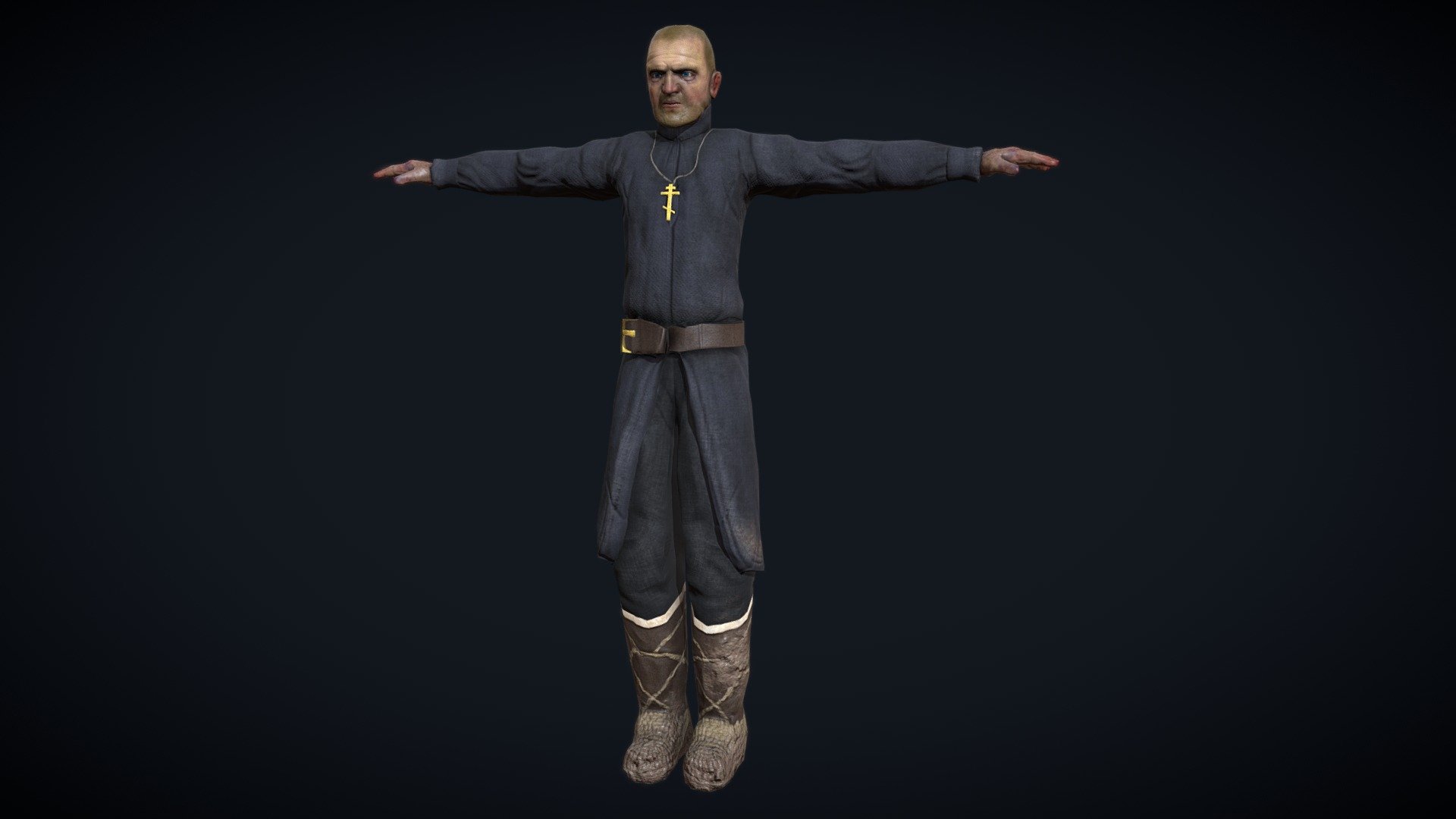 Orthodox priest - Buy Royalty Free 3D model by LaSiembra [acad7ef ...