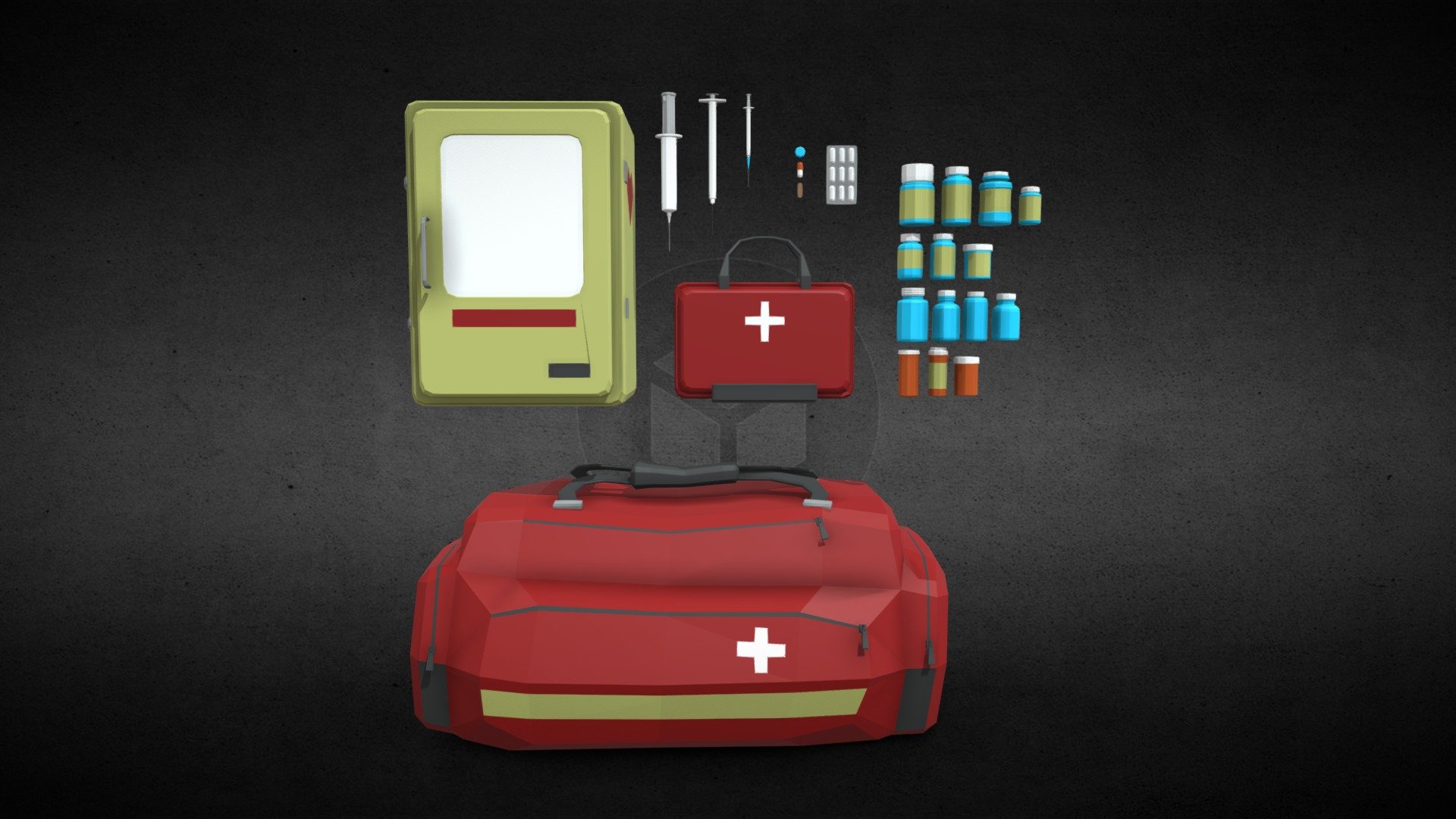 First aid - 3D model by Deumart [acad875] - Sketchfab