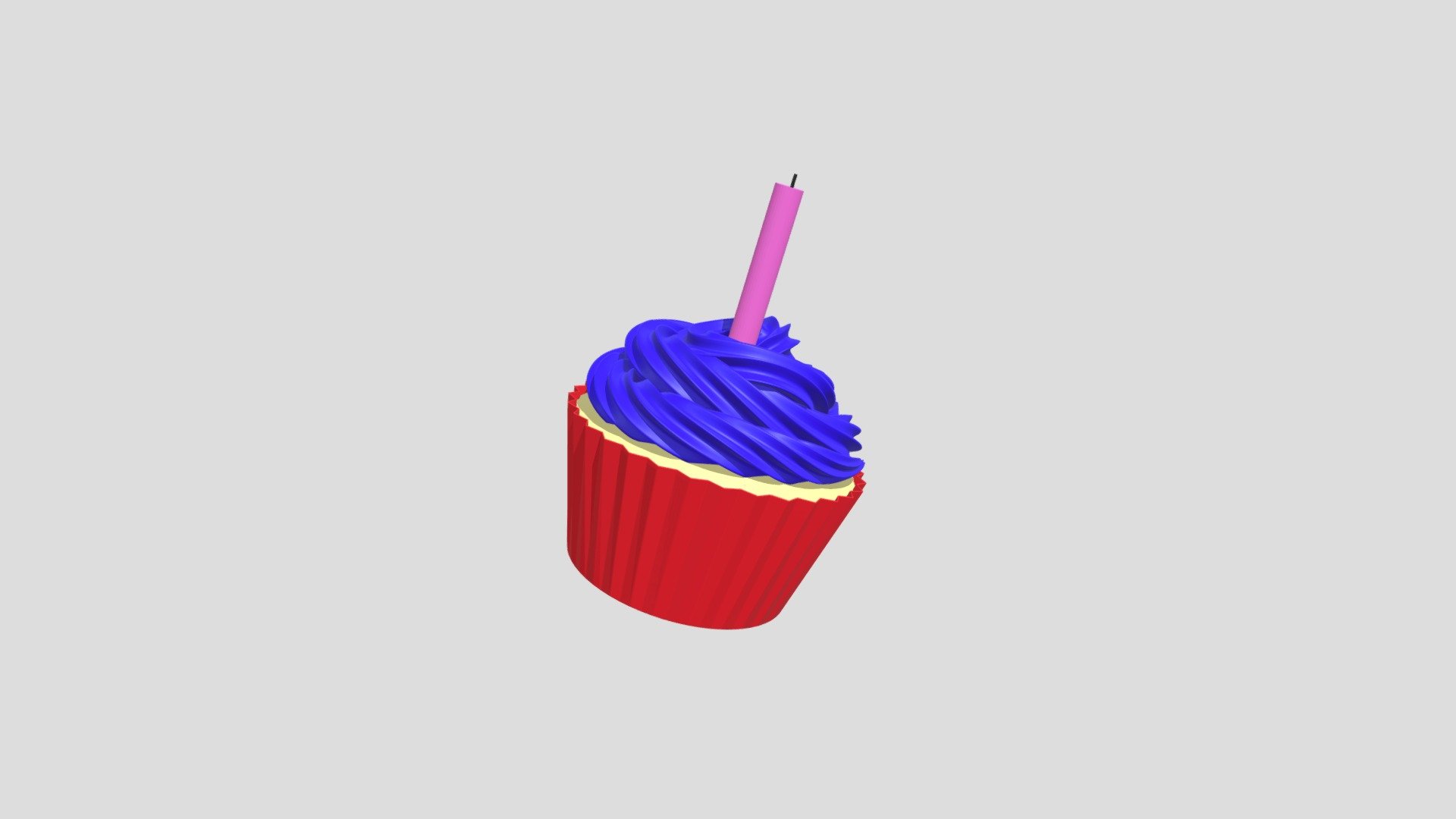 Cupcake - 3D model by estrangedarts [acade1f] - Sketchfab