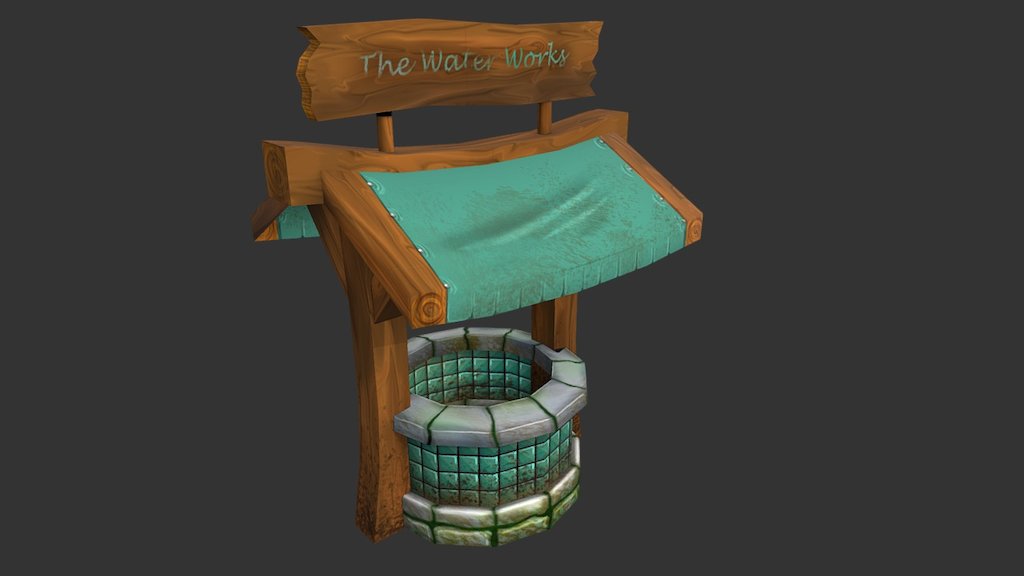 Store/Well - texture practice - 3D model by 42nights [acafa8b] - Sketchfab