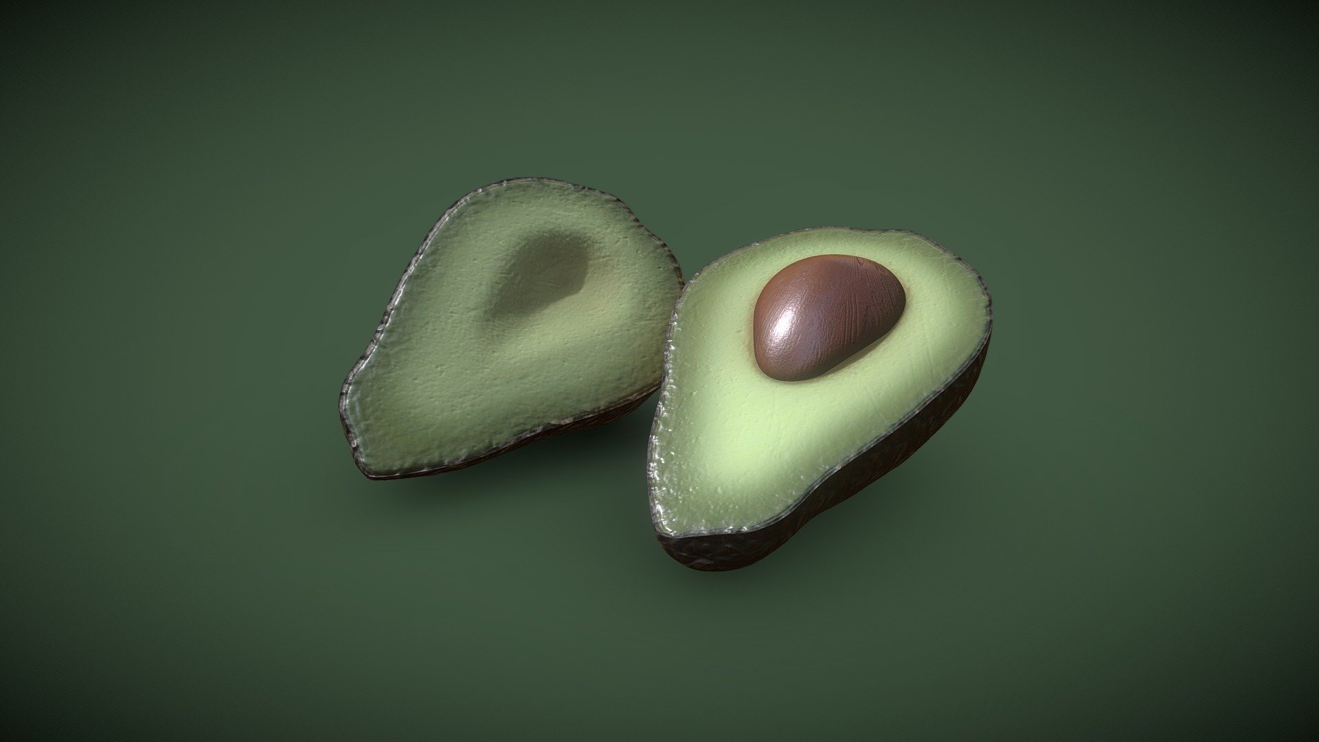 Avocado - 3D model by OddPhish3D [acb68ad] - Sketchfab