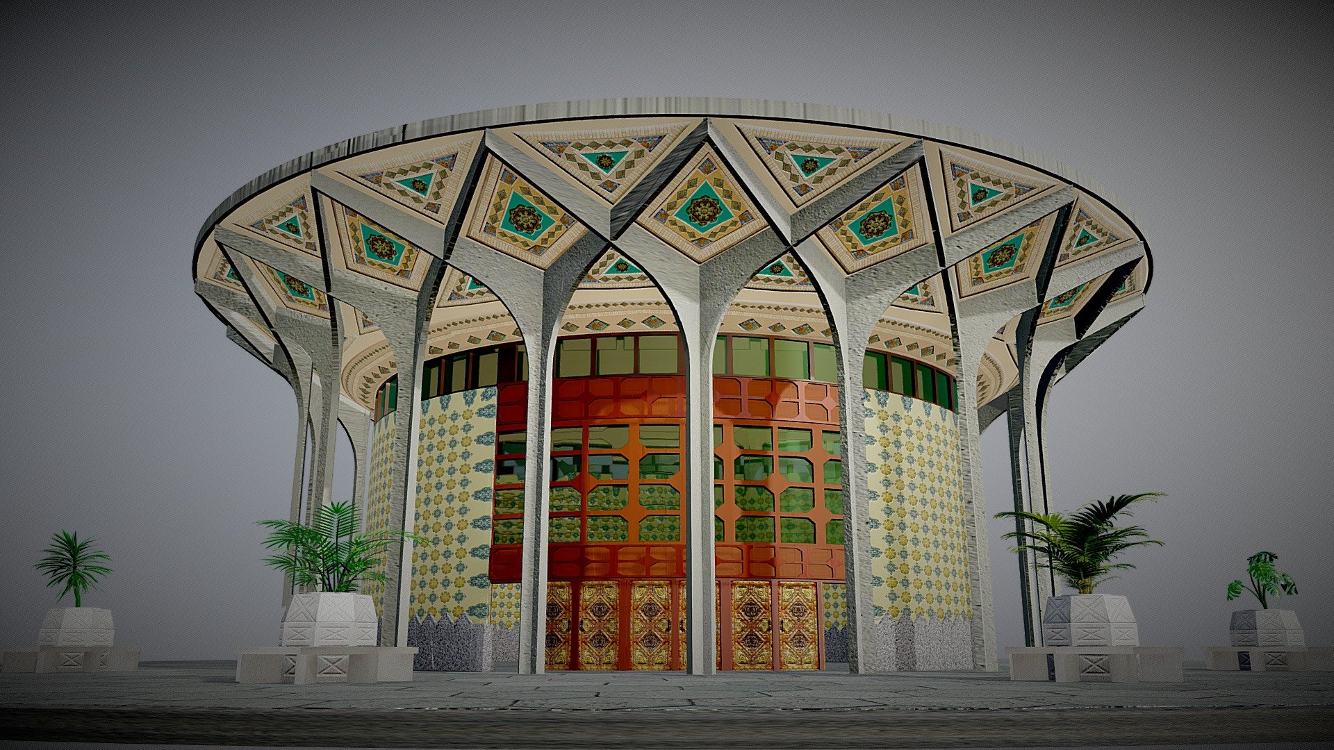 City Theatre - Tehran - Iran - 3D model by Farhad.Samey [acb761c ...