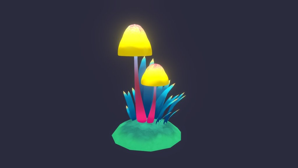 Shrooms - 3D model by Sherchloex [acb7c0a] - Sketchfab