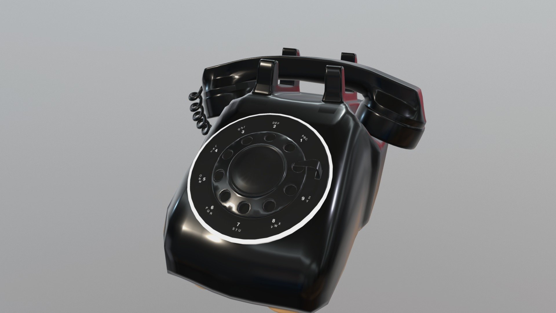 Rotary Phone - 3D model by chelseatijerina [acba2f8] - Sketchfab