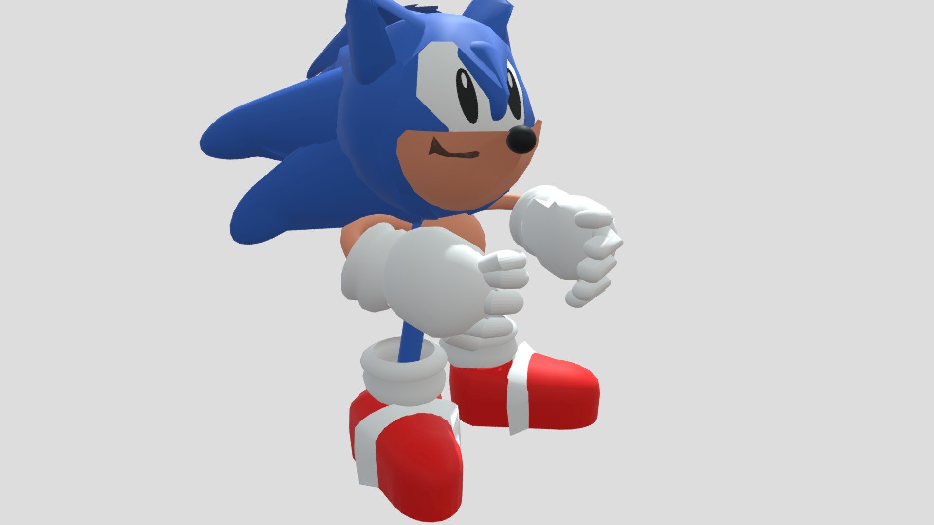 Sonic - 3D model by Somario883 [acba835] - Sketchfab