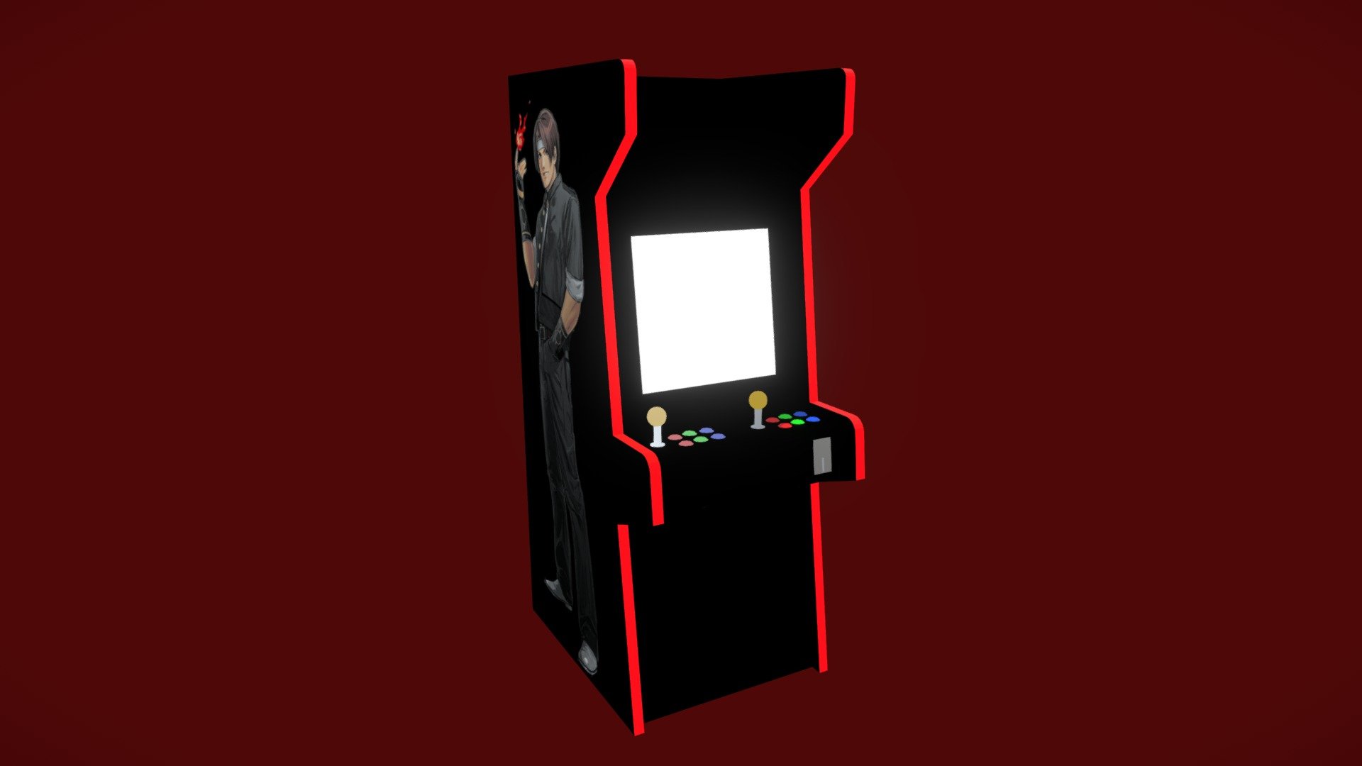 Arcade Machine - 3D model by Ratart.vbes [acbb7a6] - Sketchfab