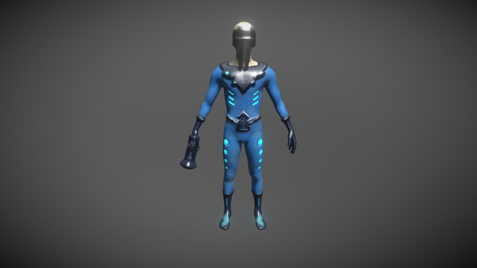 Alien Soldier - 3D model by fridoncrf [acbc029] - Sketchfab