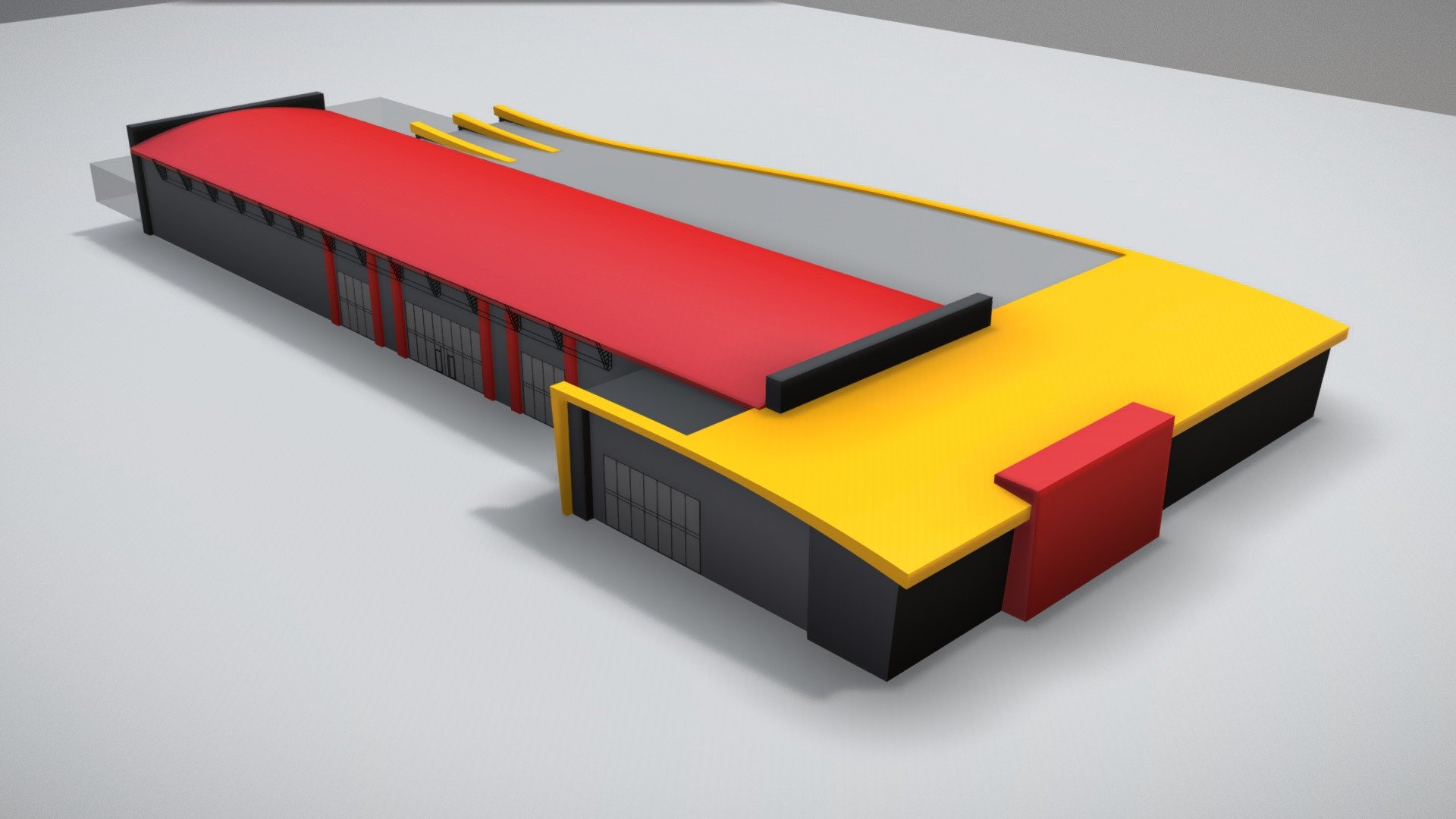 factory - 2 - 3D model by smirnoff [acbc165] - Sketchfab