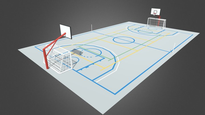 Basketball 3D models - Sketchfab
