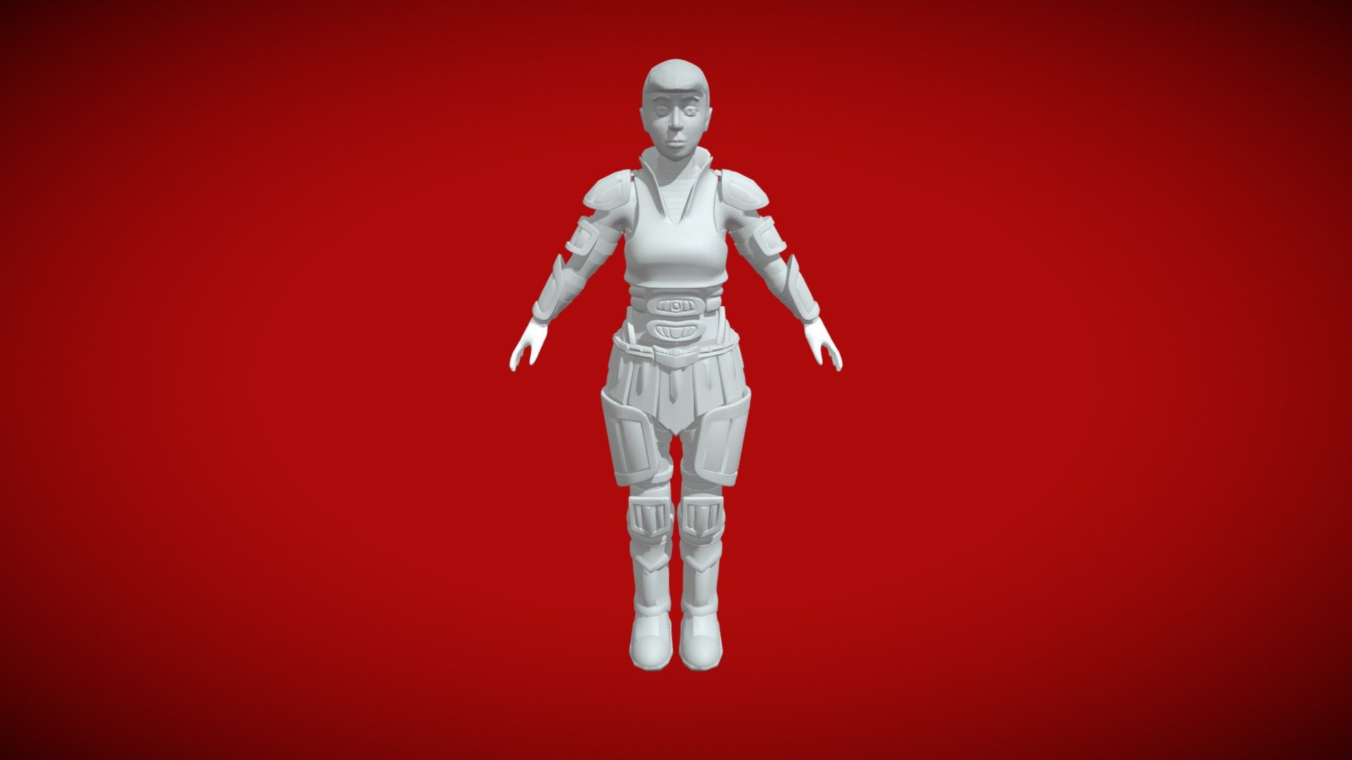 woman 10 smooth armor test15 - 3D model by fred940 [acbebf5] - Sketchfab