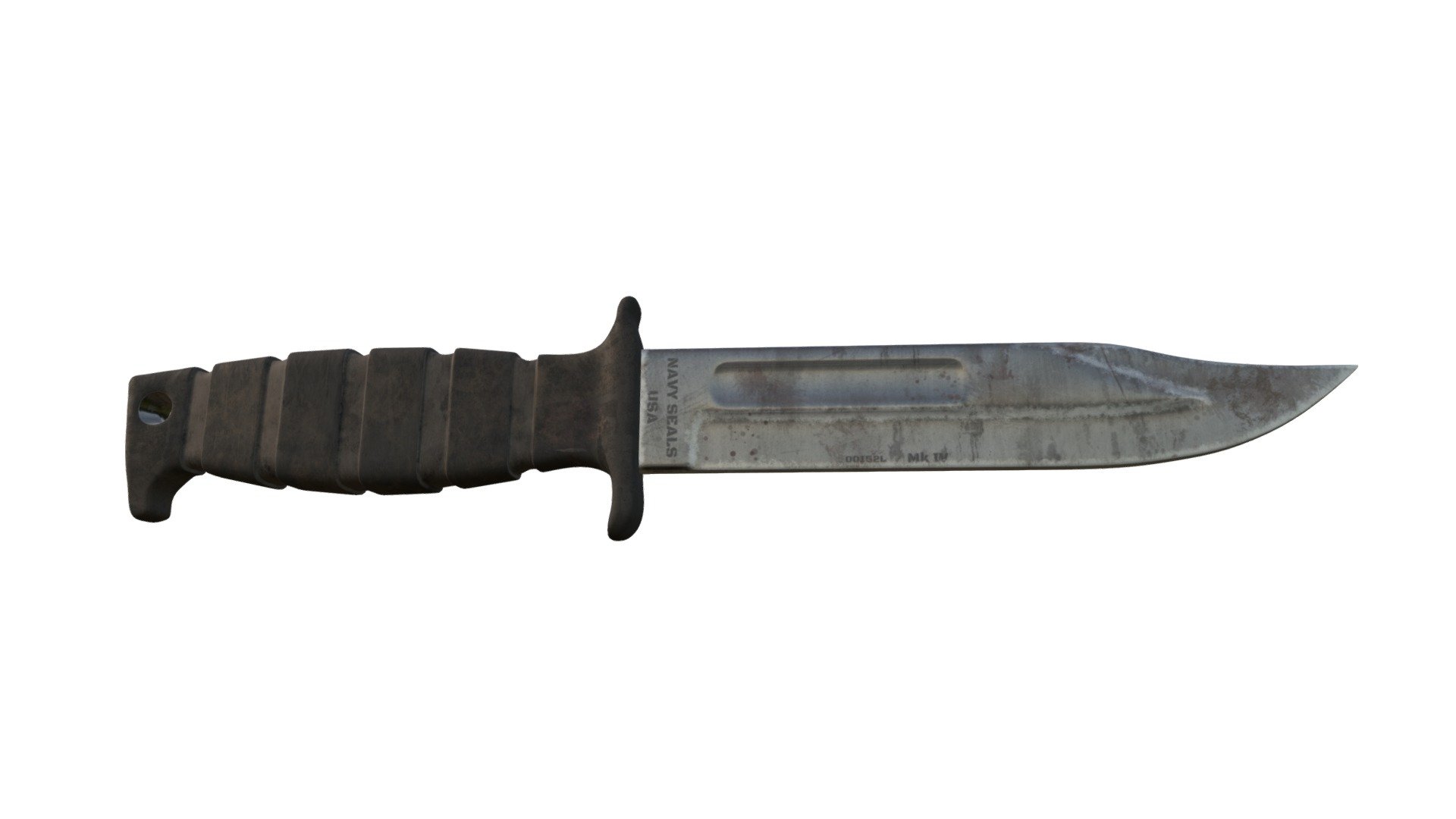 Combat Knife - 3D model by mathieuauger [acbfffd] - Sketchfab