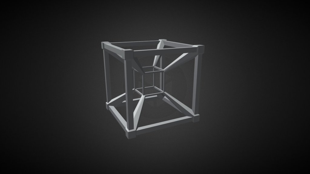 Hypercube's Static Shadow - 3D model by Karganeth [acc0b04] - Sketchfab