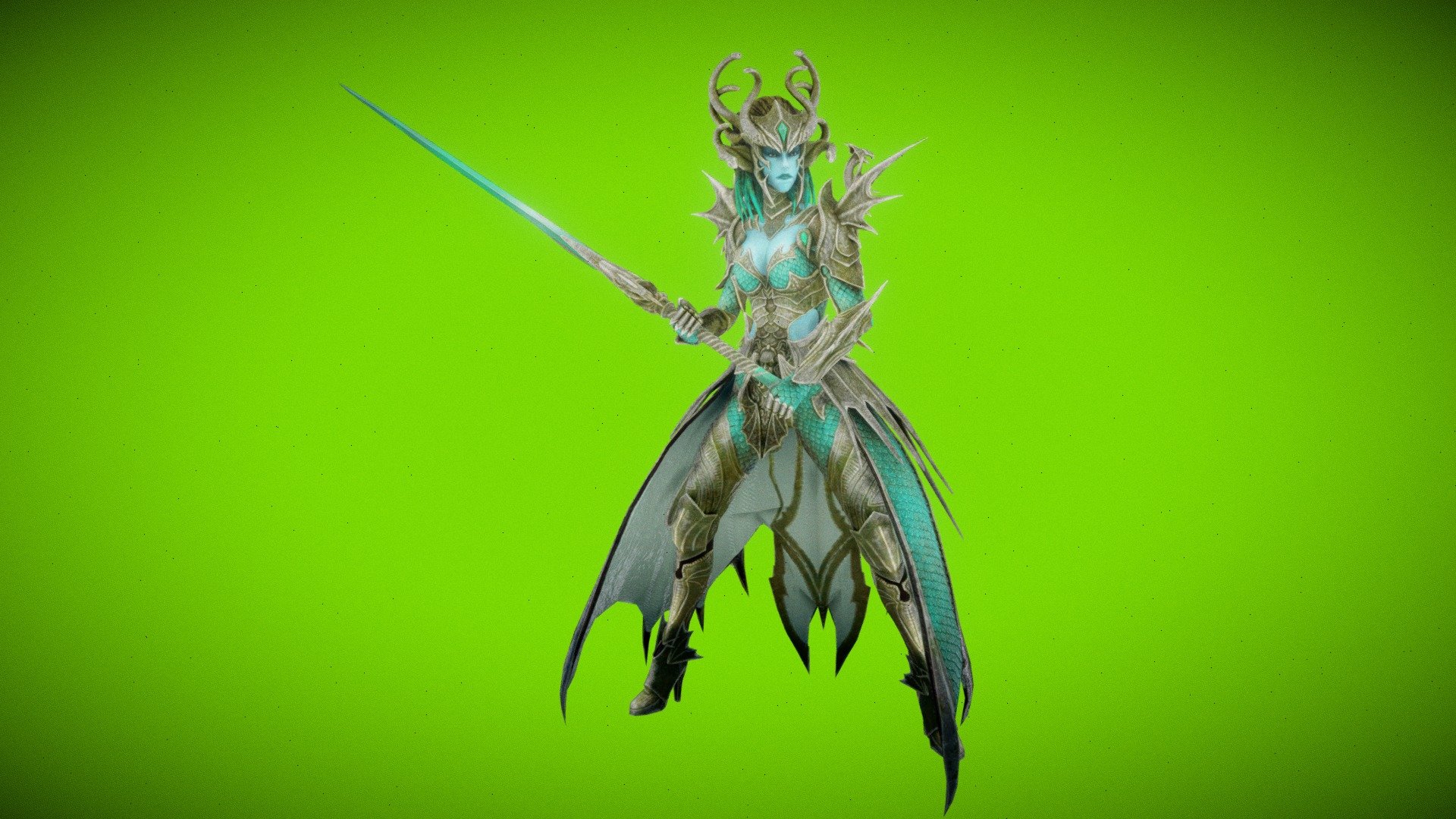 Valkyrie witch - Buy Royalty Free 3D model by Luna Studio (@StudioLuna ...