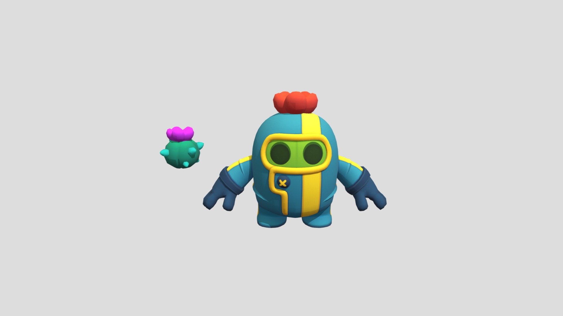 Pyro-spike-t-pose-brawl-stars - Download Free 3D model by mahmah13 ...