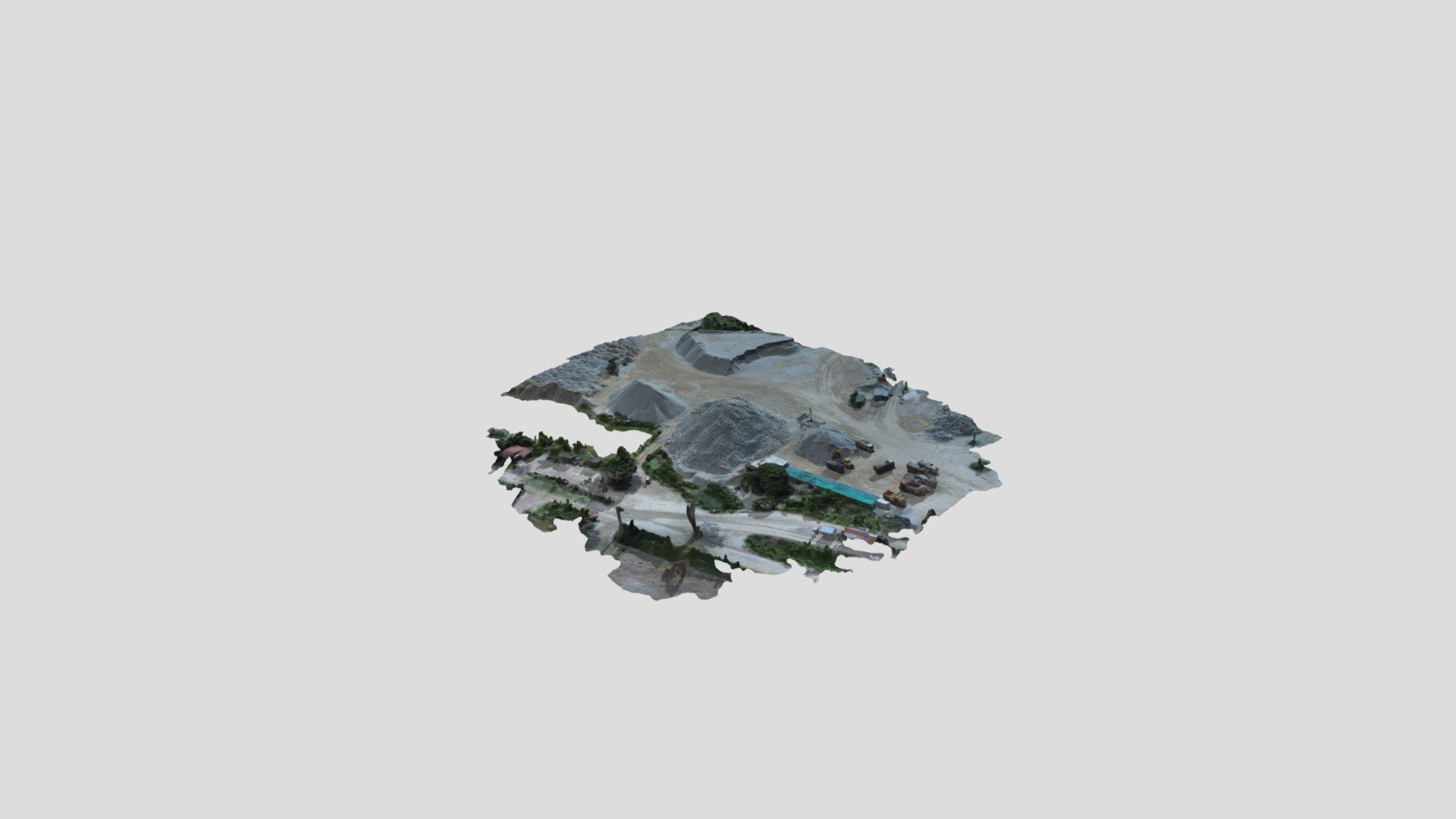 Rock Stockpile No 3 At Quarry - 3D model by Marillion [acc571a] - Sketchfab