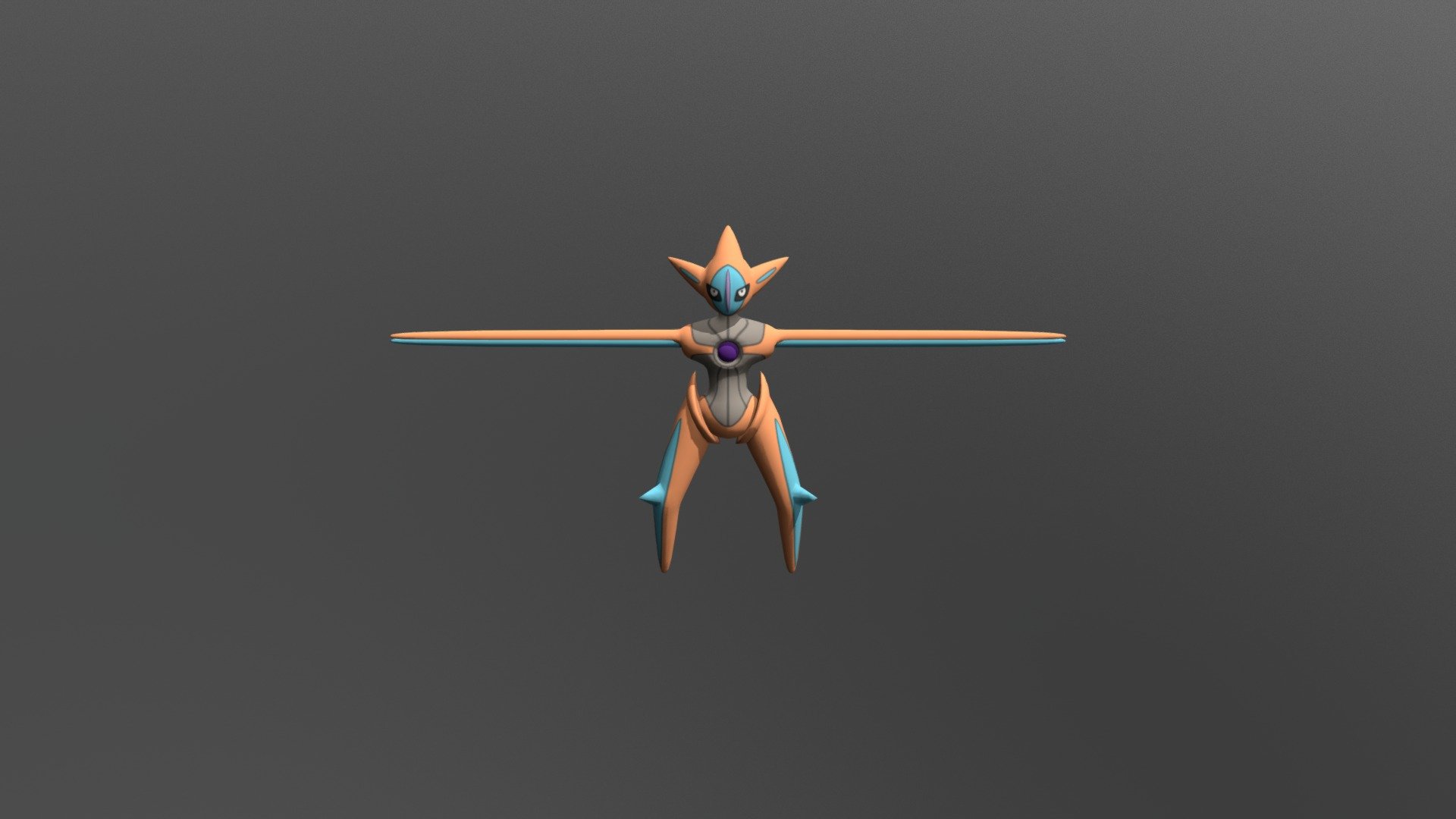 Deoxys Attack Forme - 3D model by Hivigany And Narutorobert (@Mivinshy ...