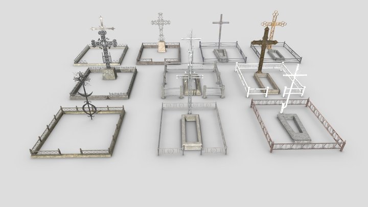 Metal-cross 3D models - Sketchfab