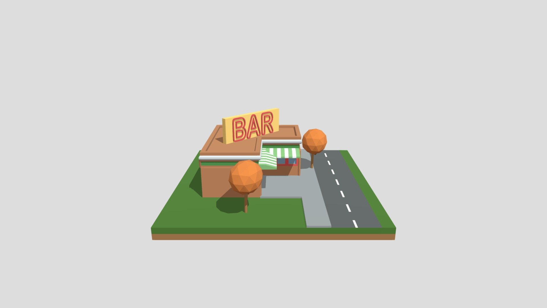 Bar from Poly by Google - Download Free 3D model by IronEqual (@ie ...