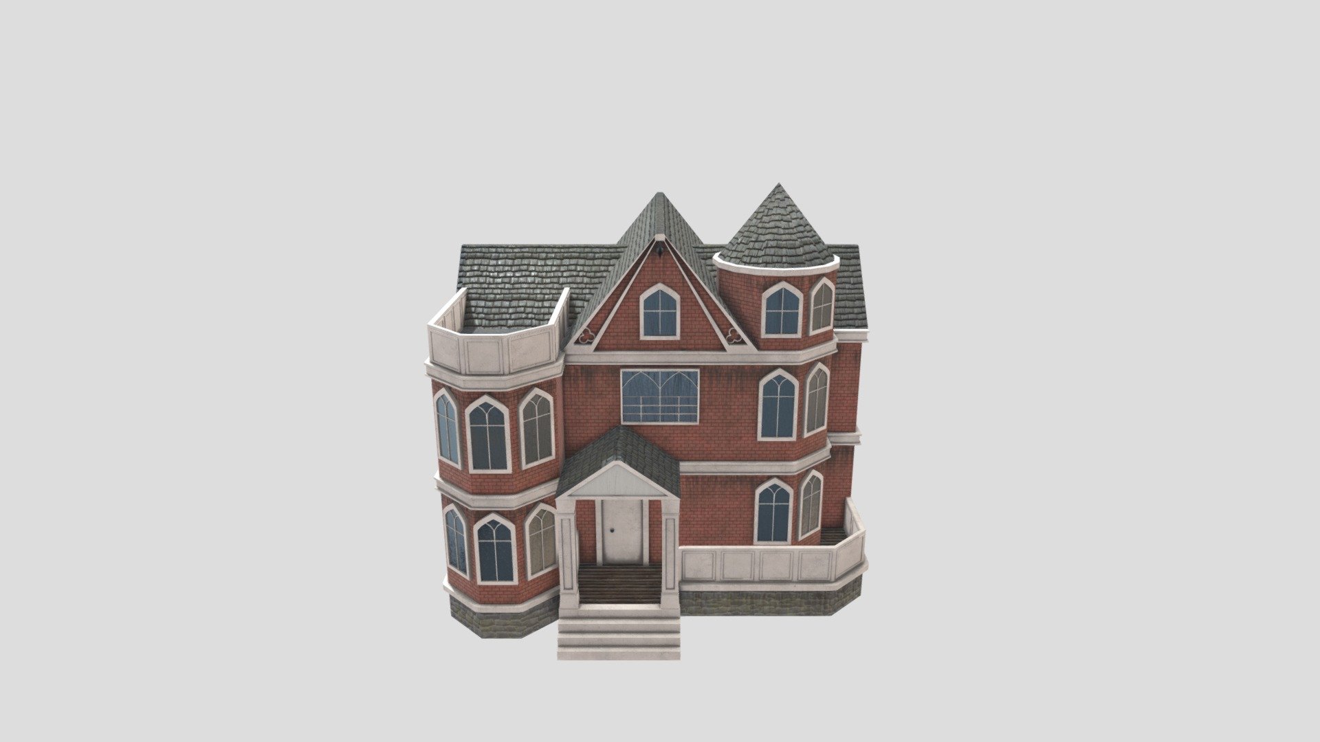 Neo Gothic House - 3D Modelling - 3D model by LindevWeerd [acca00e ...