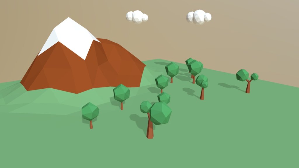 Mountain - Download Free 3D model by Ajay Meena (@intajay) [acca04c ...