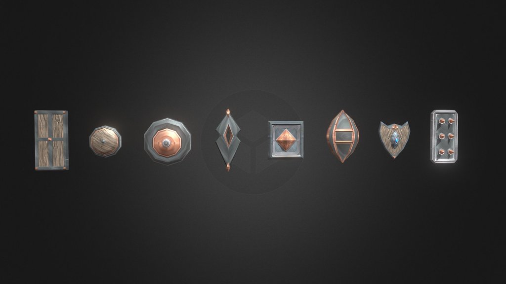 Shield Ref - A 3D model collection by Anna K-ski (@anna-kski) - Sketchfab