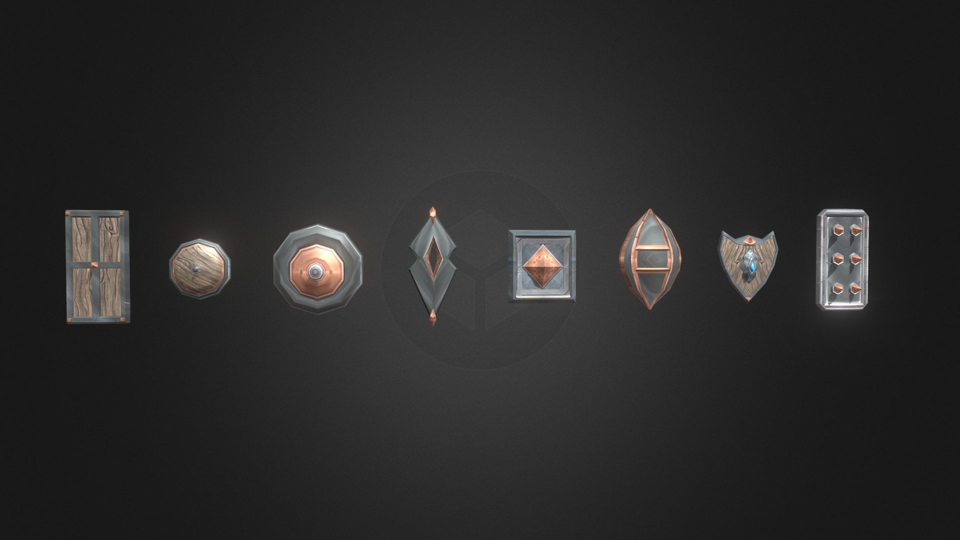Shield Kit - Download Free 3D model by Rookster [accc6a8] - Sketchfab