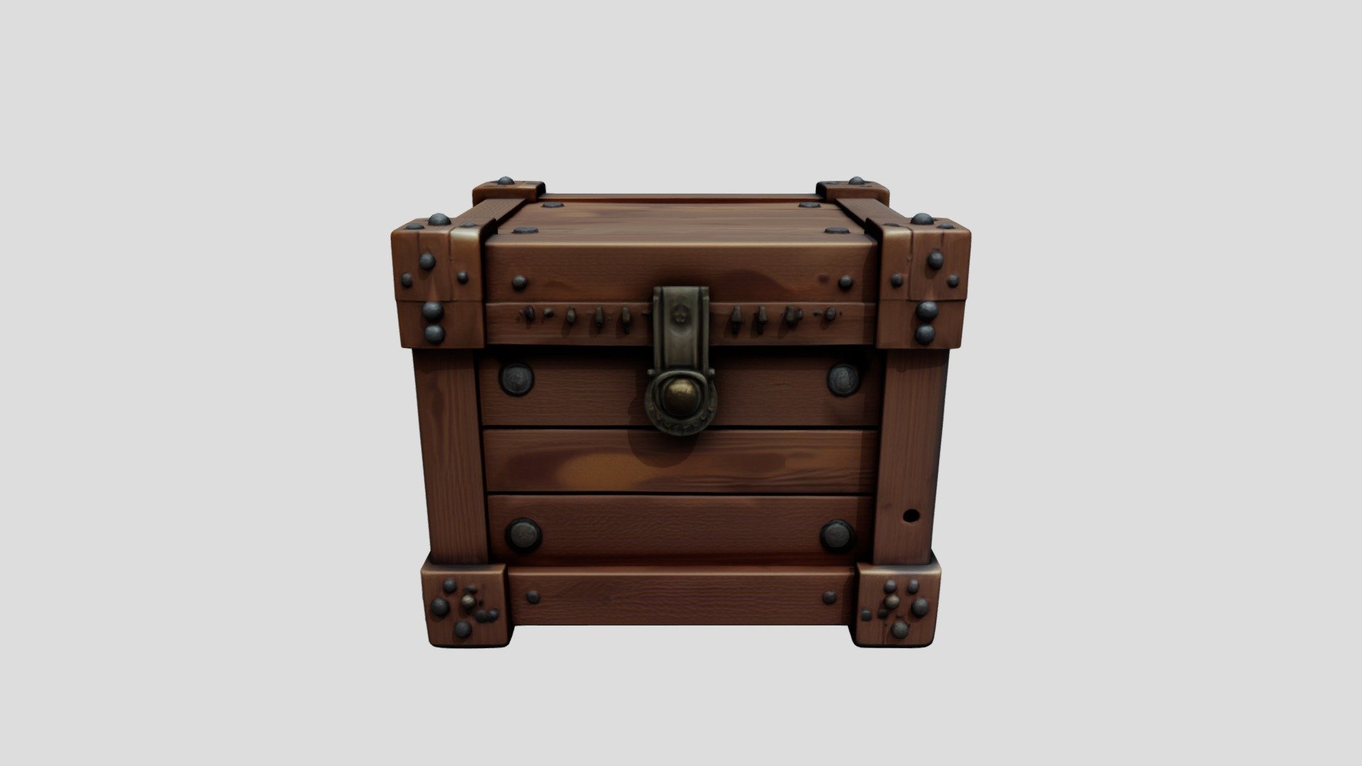 Wood Chest - Download Free 3D model by Frederico.Monteiro [acccf2a ...