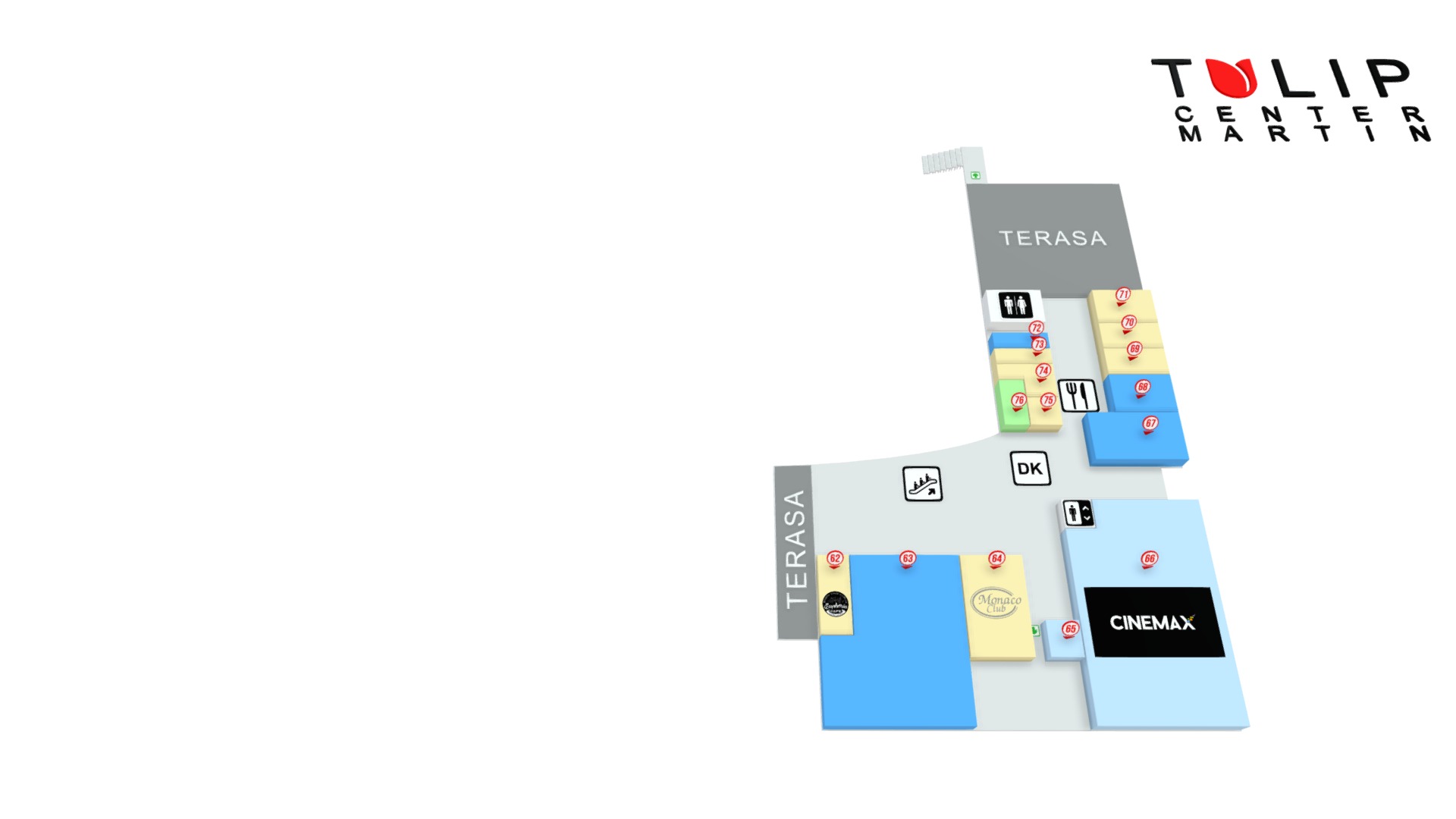 Map of TULIP Center Martin (1st Floor) - 3D model by Mareon (@mareoncz ...