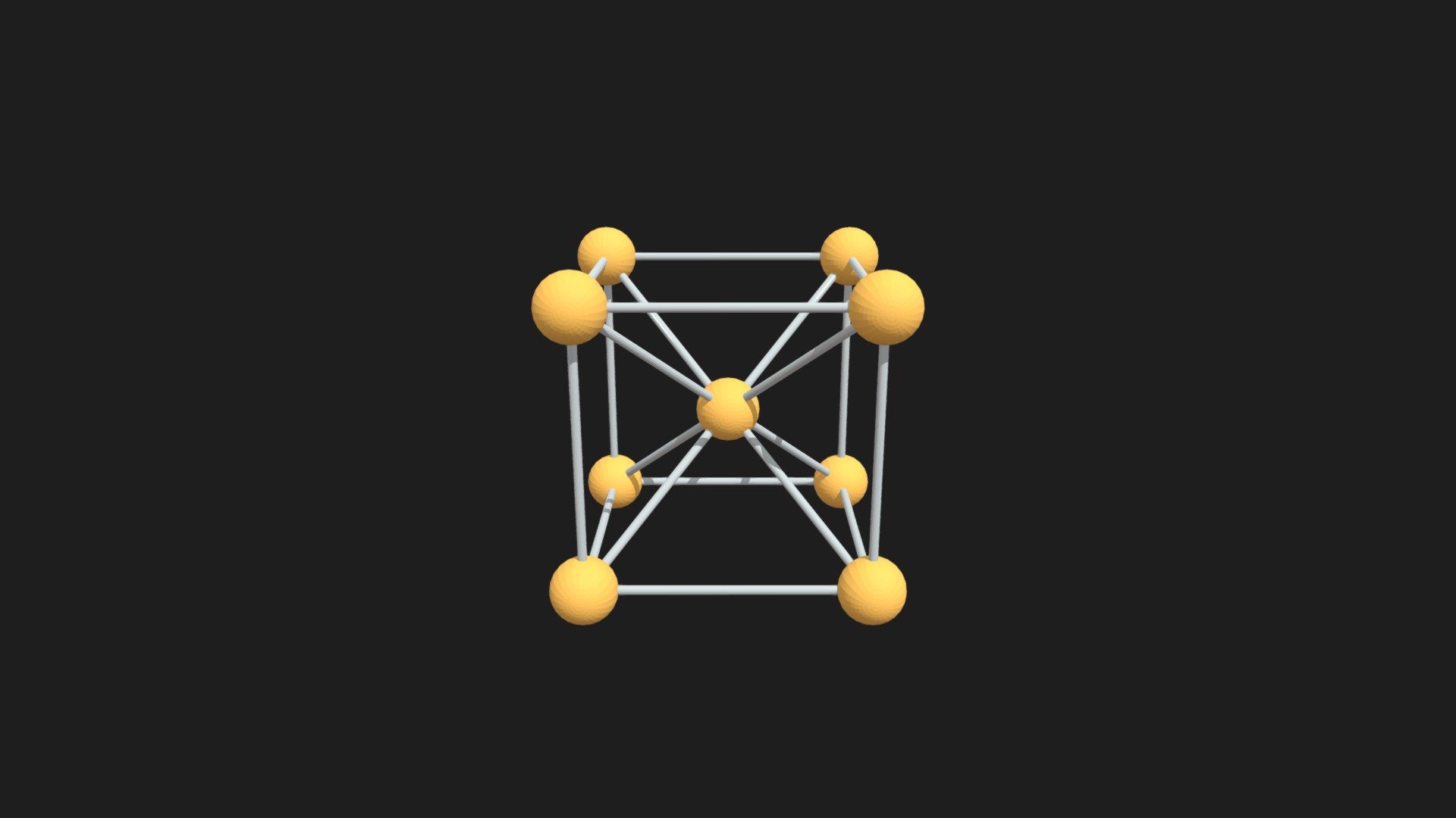Body-centered cubic cell - Download Free 3D model by Sagatov Nursultan ...
