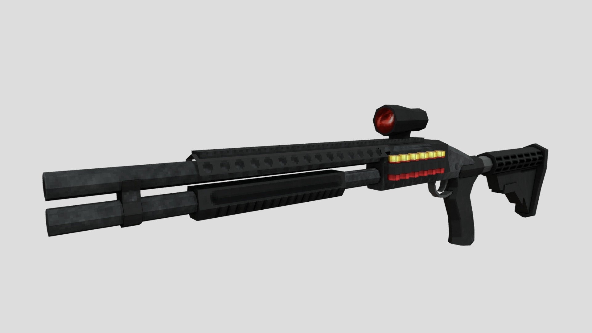 "Headhunter" Tactical Shotgun - 3D model by sultrysnake [acce7ee ...