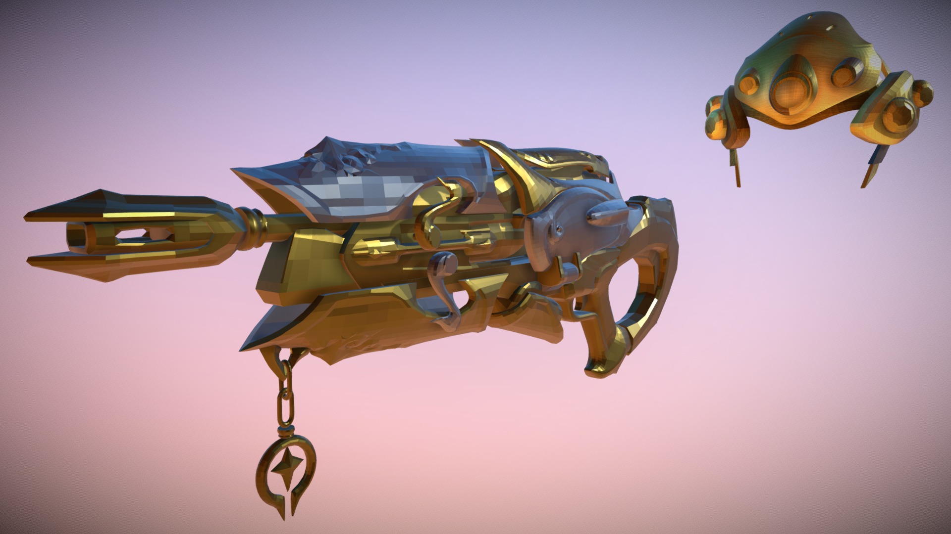 Widowmaker Huntress' Rifle and Helmet - 3D model by WesternCrafter ...