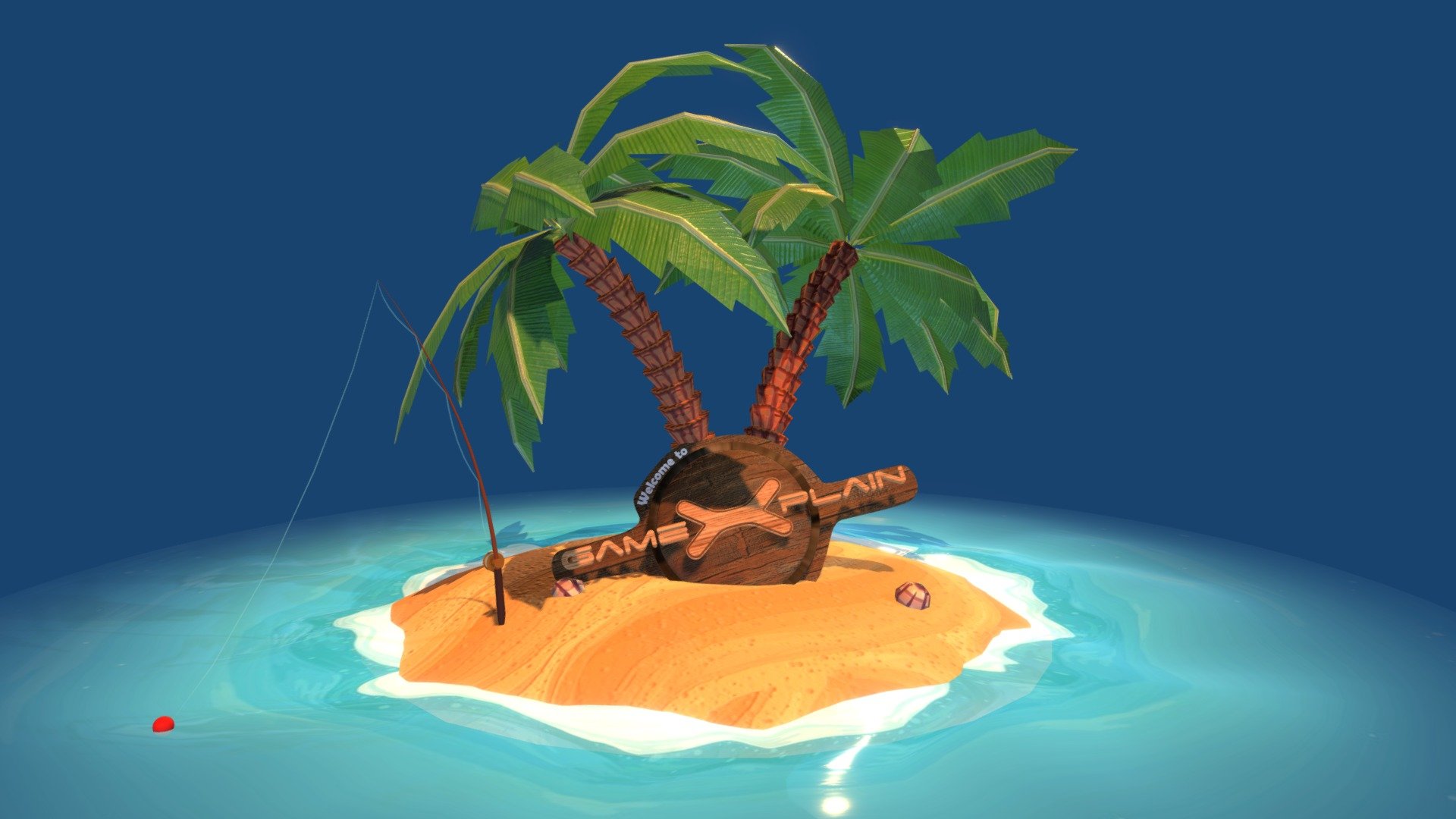 GameXplain Island - 3D model by Jan (@jan_neves) [accfc13] - Sketchfab