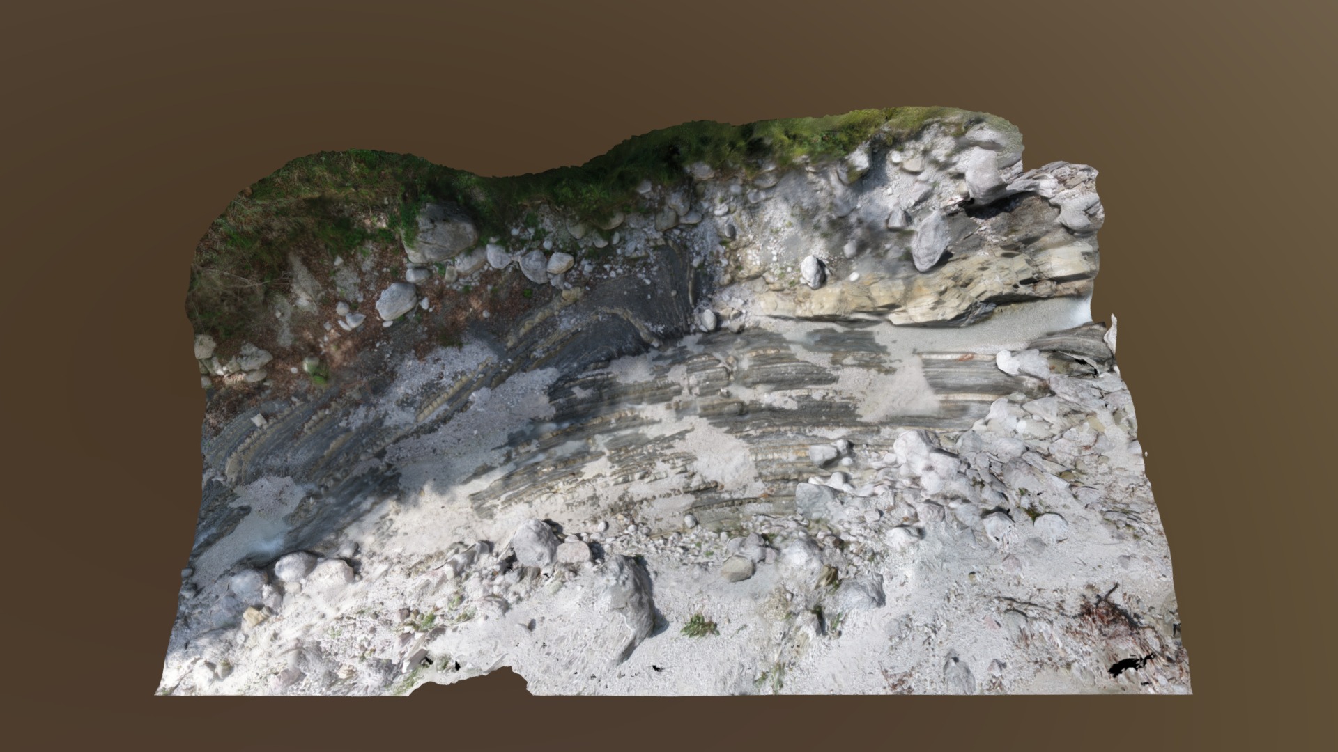 Fold propagation fold - 3D model by GeohunterX [acd188f] - Sketchfab