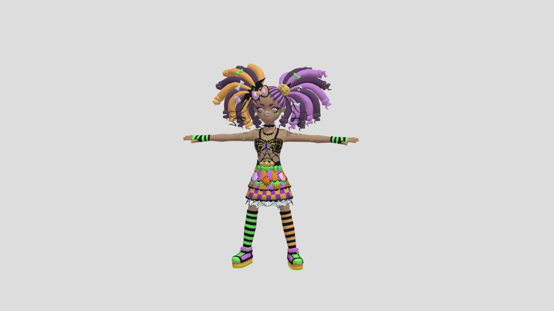 Akuji Idle 1 - Download Free 3D model by uselessmachine [acd1f21 ...